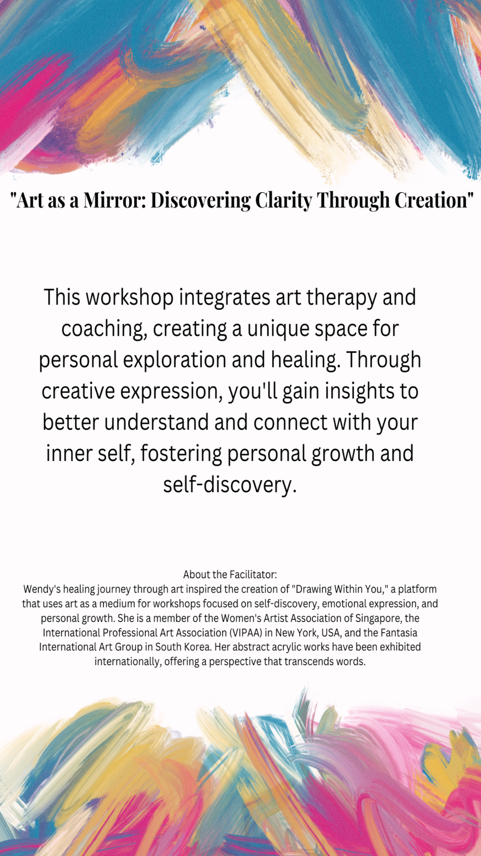Art as a Mirror - Discovering Clarity Through Creation – One Moment