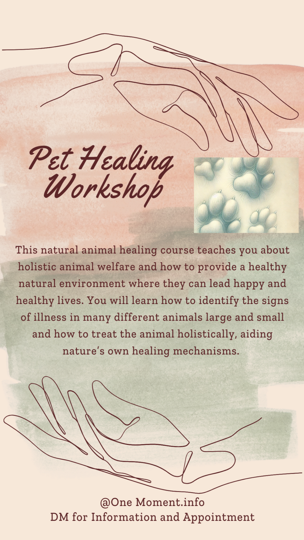 Pet Healing Workshop – One Moment